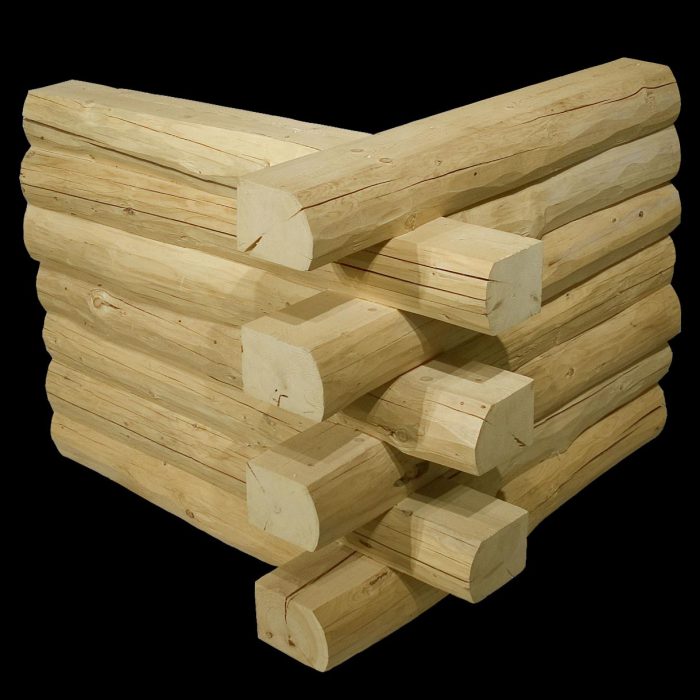 RUSTIC D-LOG | Yellowstone Log Homes