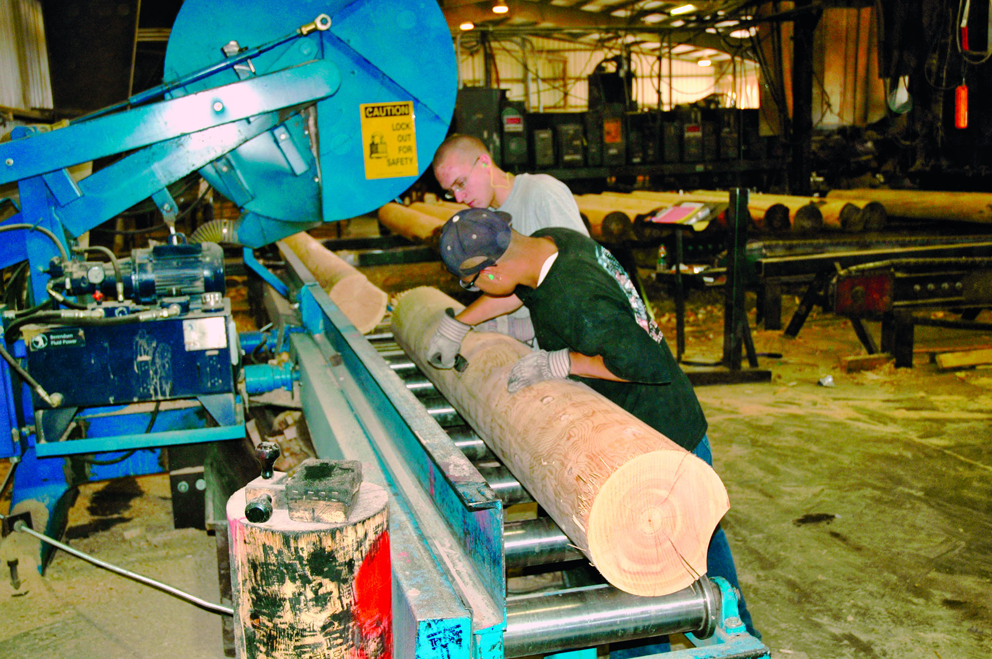 Grade Stamped Logs | Yellowstone Log Homes